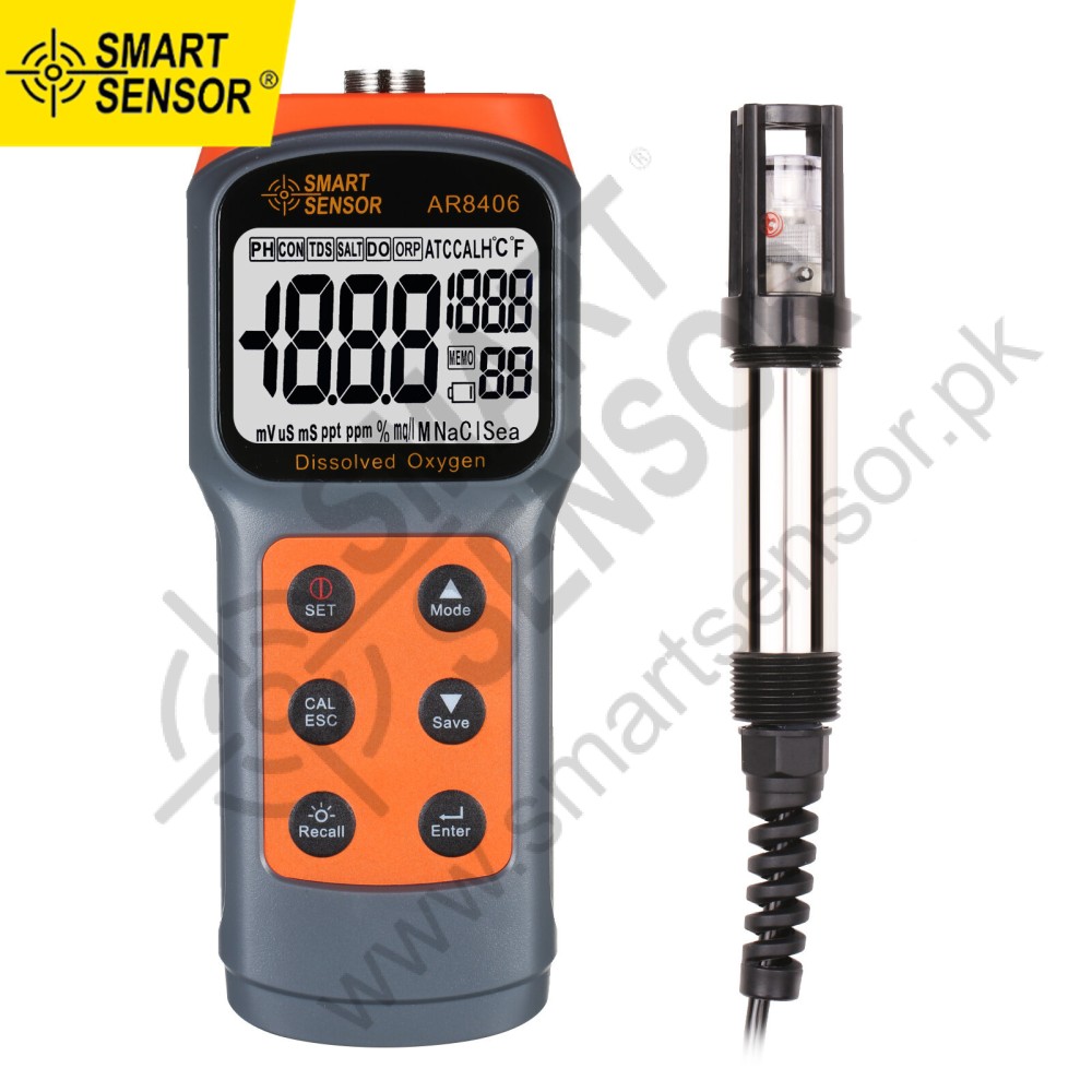 AR8406 SMART SENSOR Dissolved Oxygen Meter In Pakistan | Smart Sensor ...